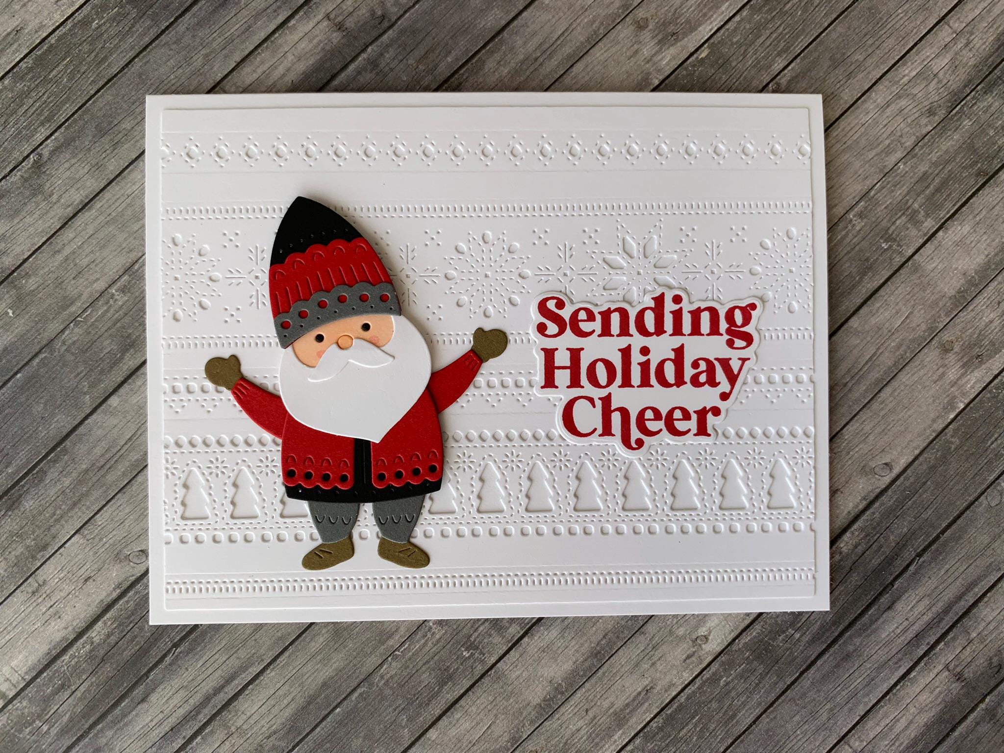 Sending Holiday Cheer Card - Etsy