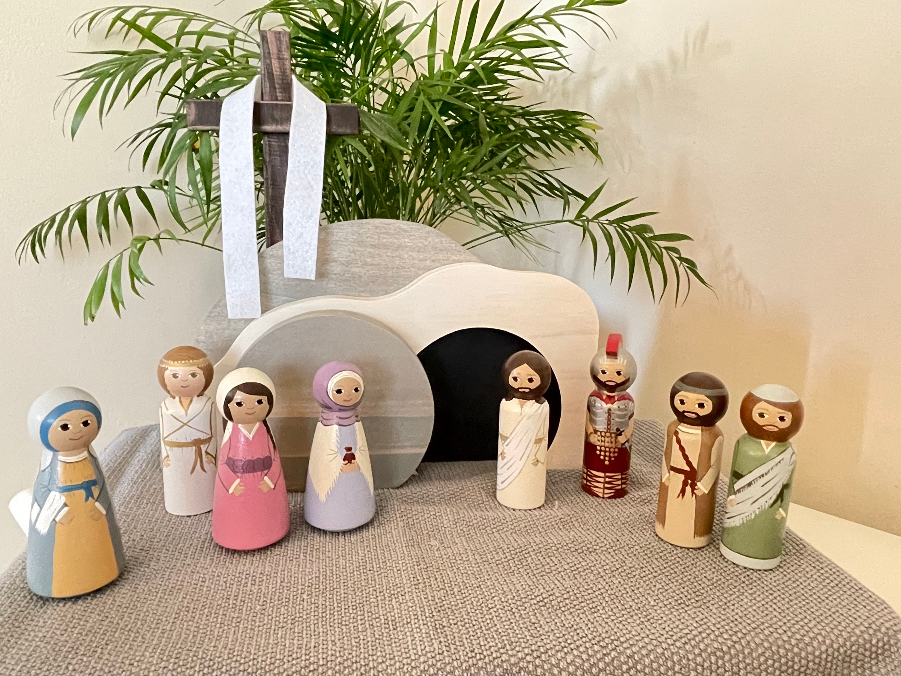 Easter Crèche Full Set 9 Pieces - Etsy