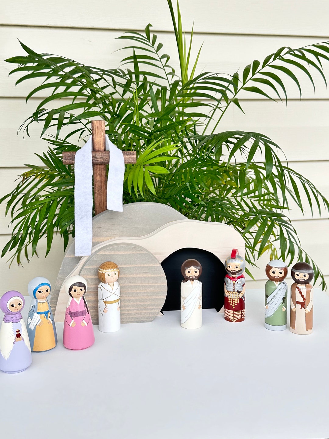 Easter Crèche Full Set 9 Pieces - Etsy