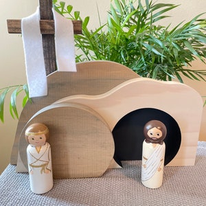 Easter Crèche Full Set 9 Pieces | Etsy