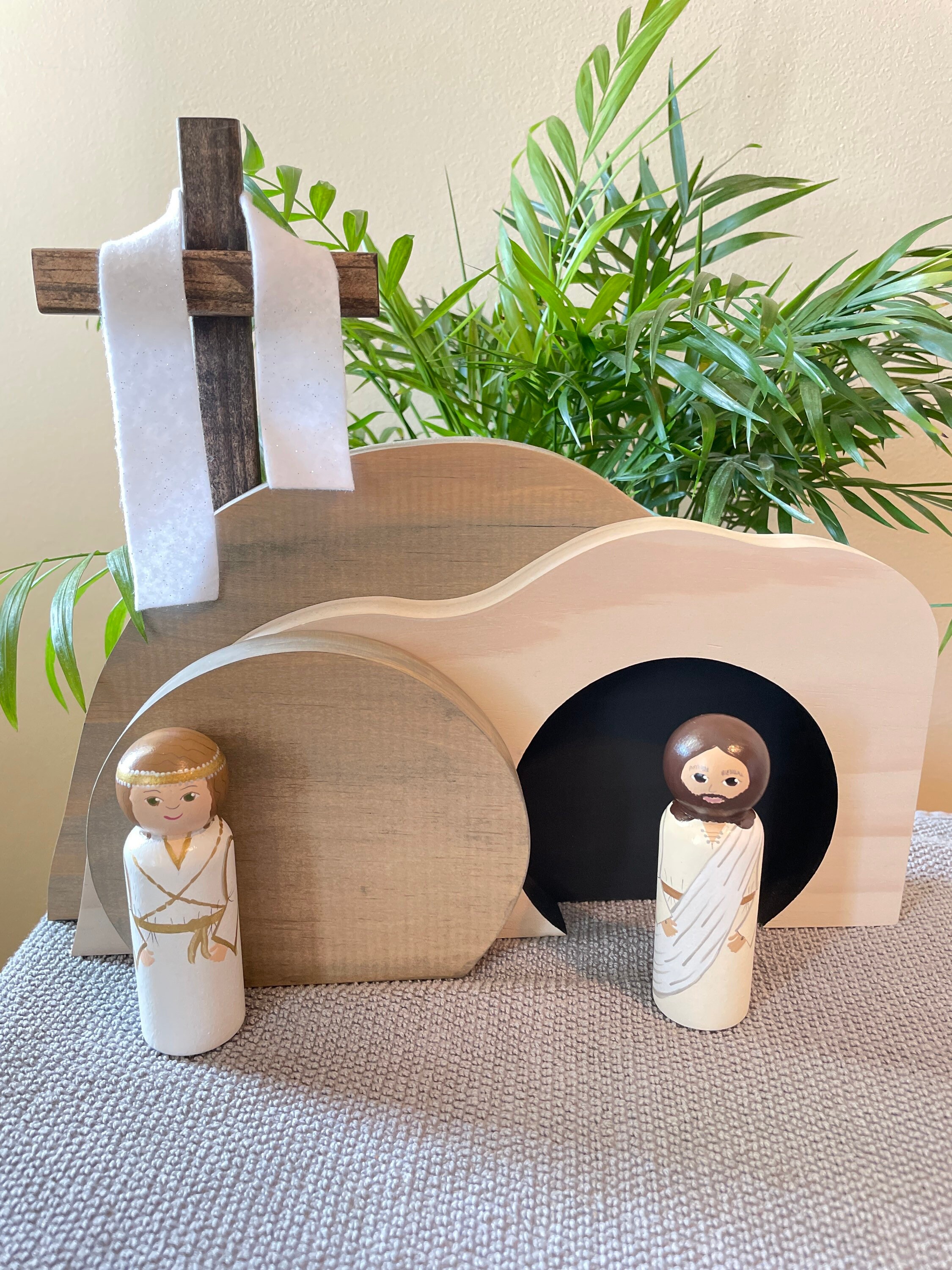 Easter Crèche Full Set 9 Pieces | Etsy