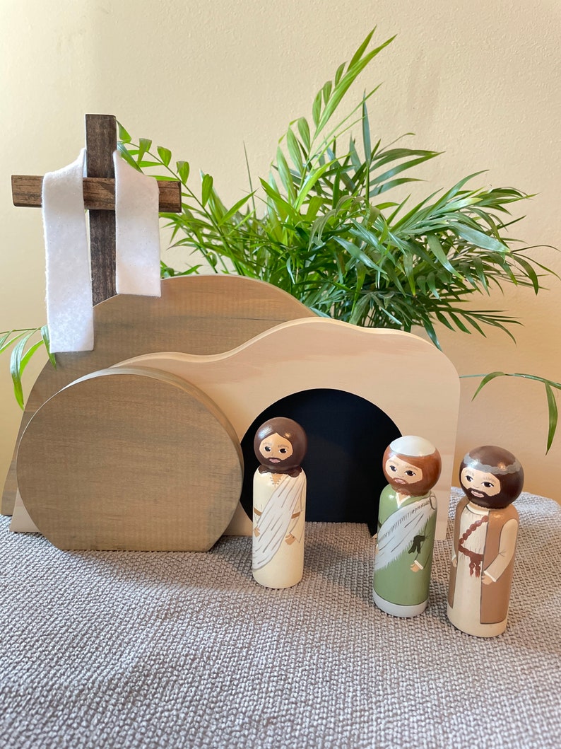 Easter Crèche Full Set 9 Pieces | Etsy