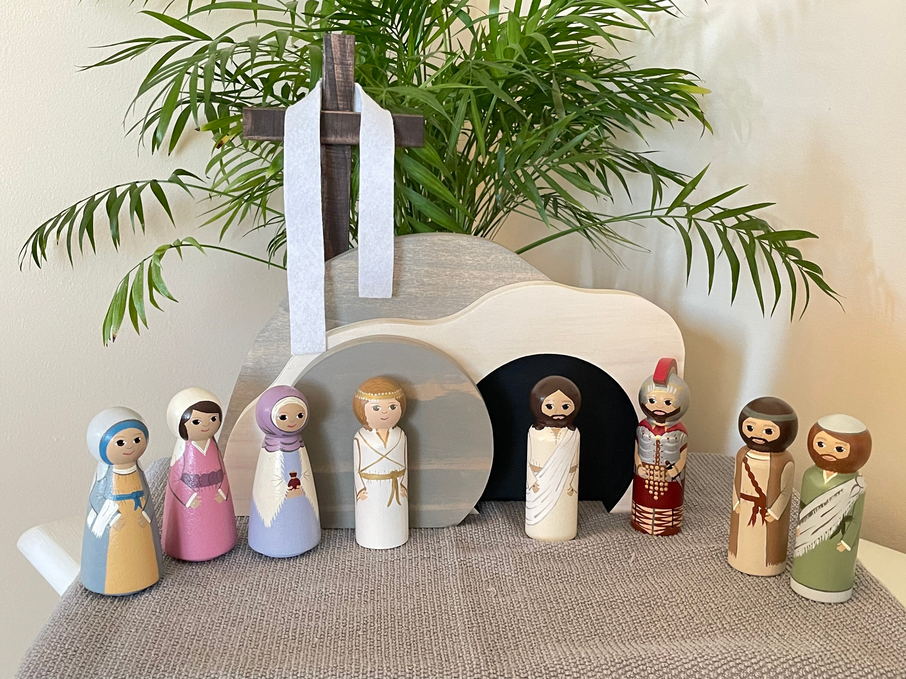 Easter Crèche Full Set 9 Pieces - Etsy