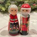 Hand Painted Mr. and Mrs. Matyo Clause Ornament - Etsy