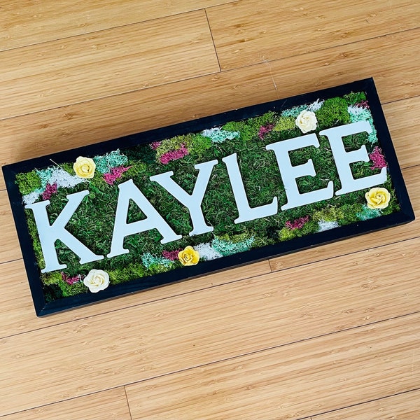 Moss Sign - Etsy