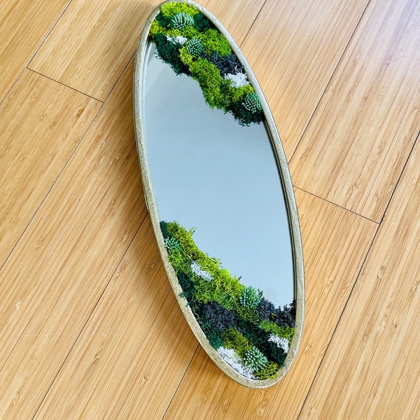 Moss Mirror - Etsy