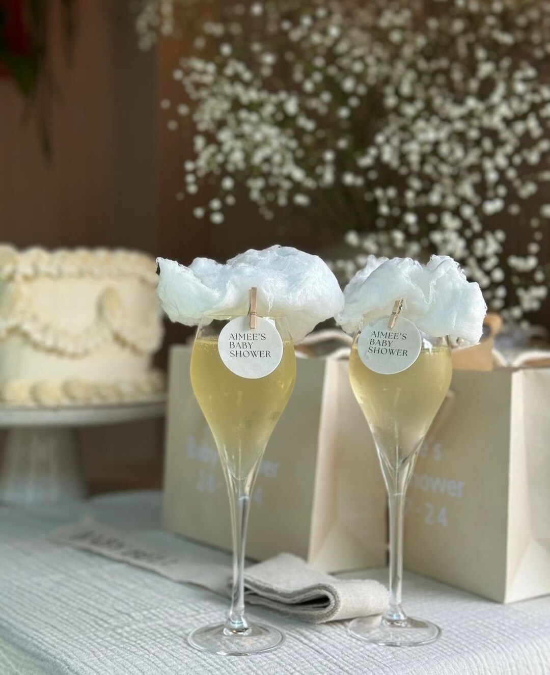 30 Baby Shower Prosecco Drinks Toppers With Pegs - Etsy