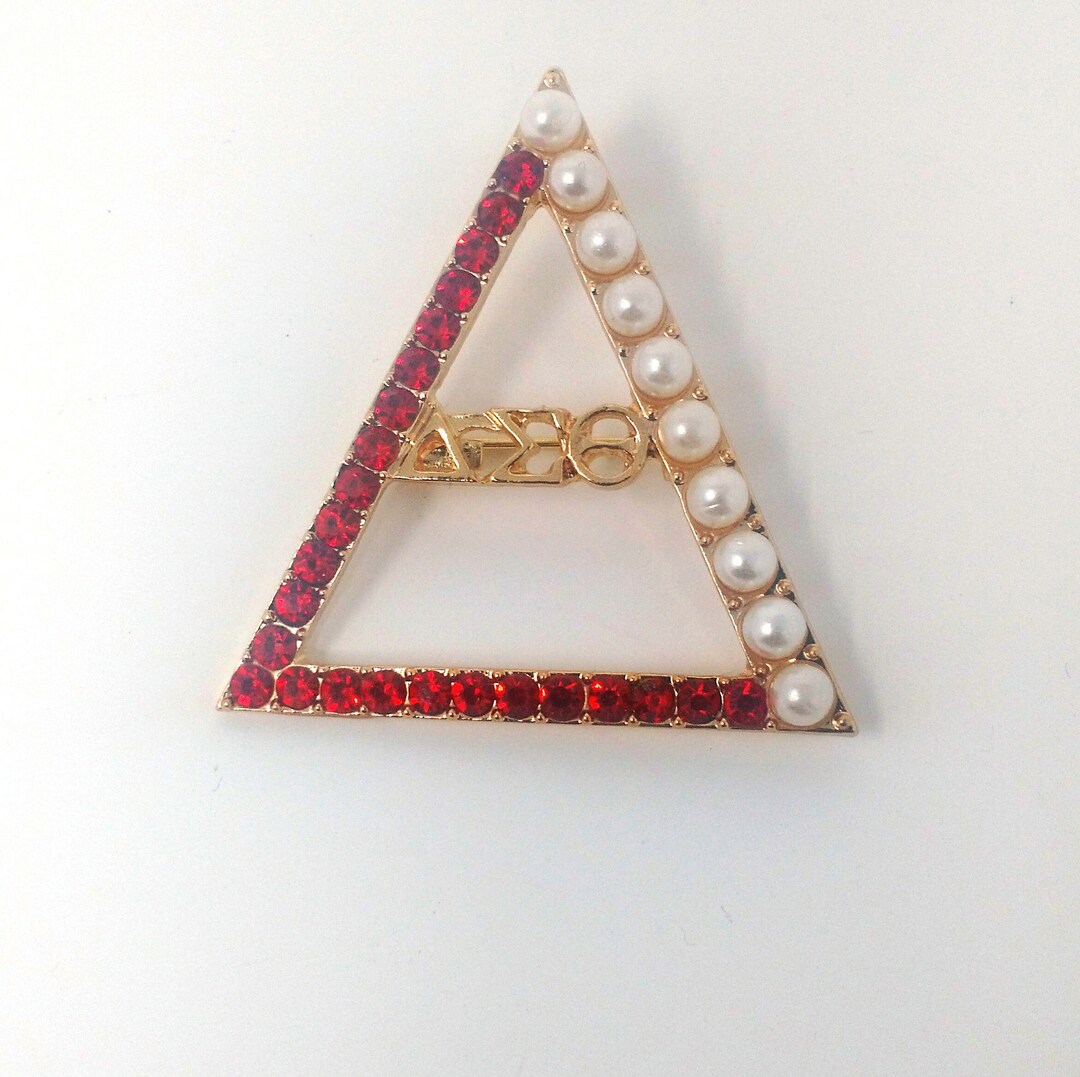 Delta Sigma Theta Sorority Pin, Delta Sigma Theta Brooch, DST ...