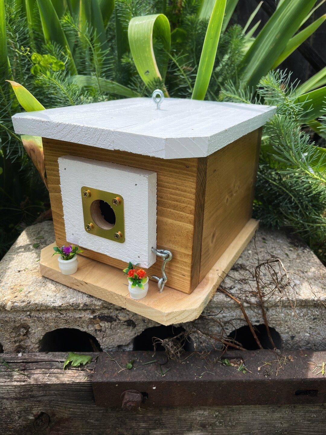 Hand Crafted Cedar and Pine Wood Bird House - Etsy