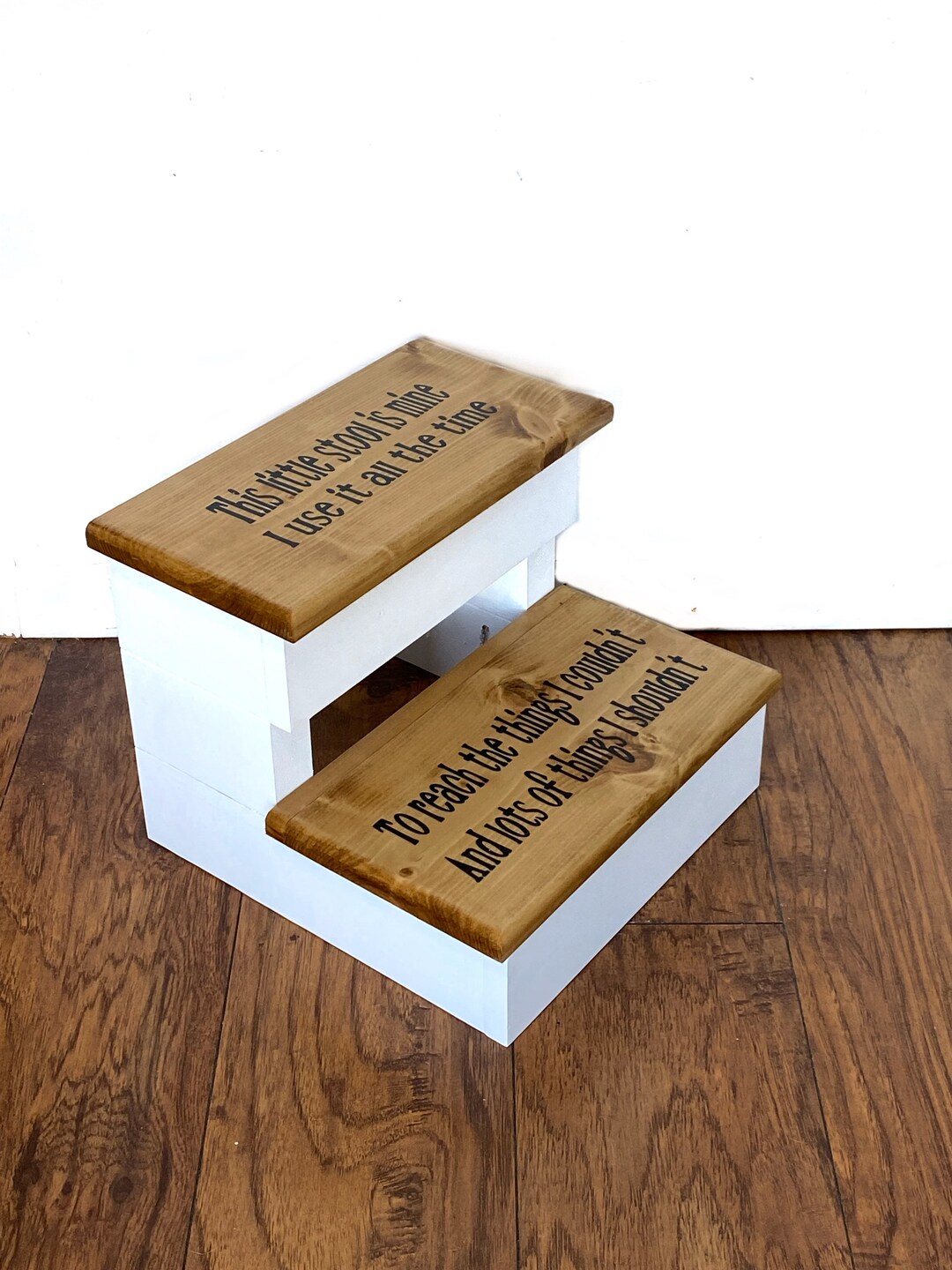 1 Two Step Stool With This Little Stool is Mine I Use It All - Etsy