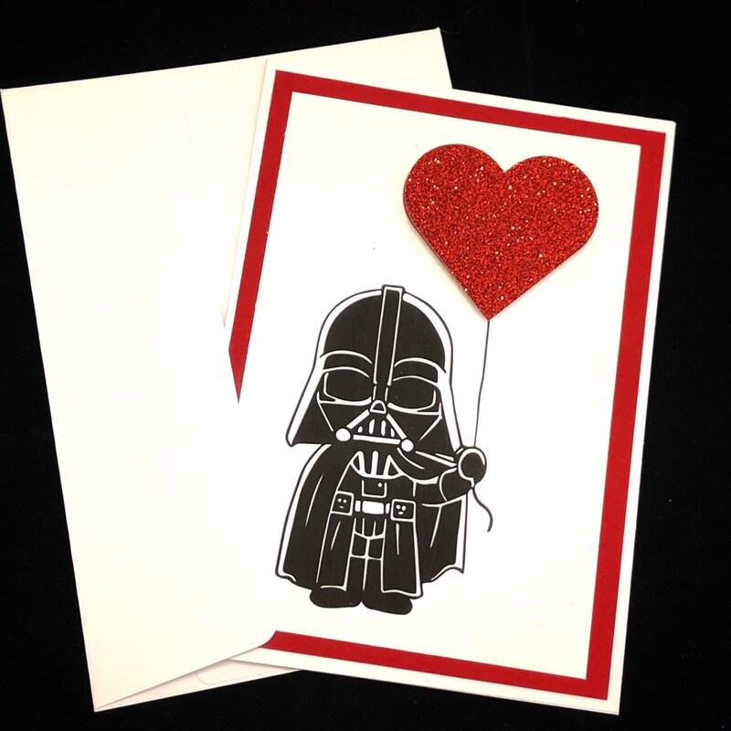 Starwars Valentine Card - Etsy