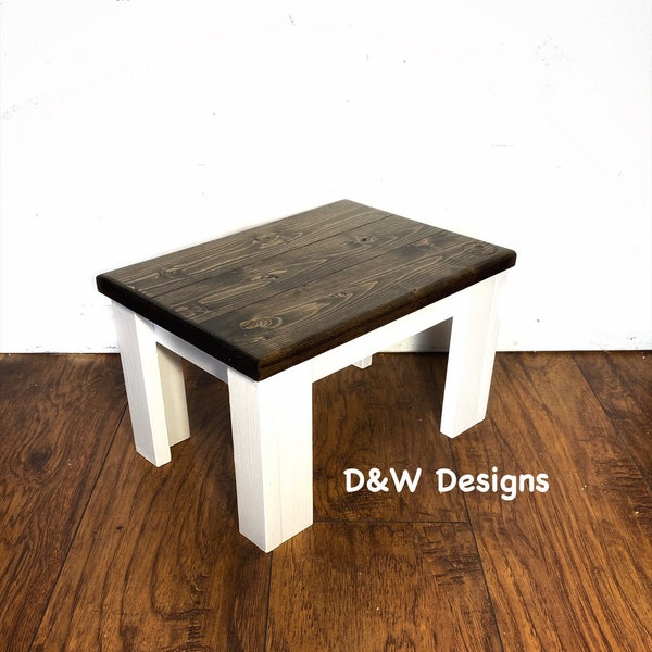 Wood Step Stool - Etsy