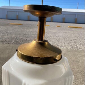 Large Skyscraper Shade Ceiling Light Flush Mount Art Deco Lighting - Etsy