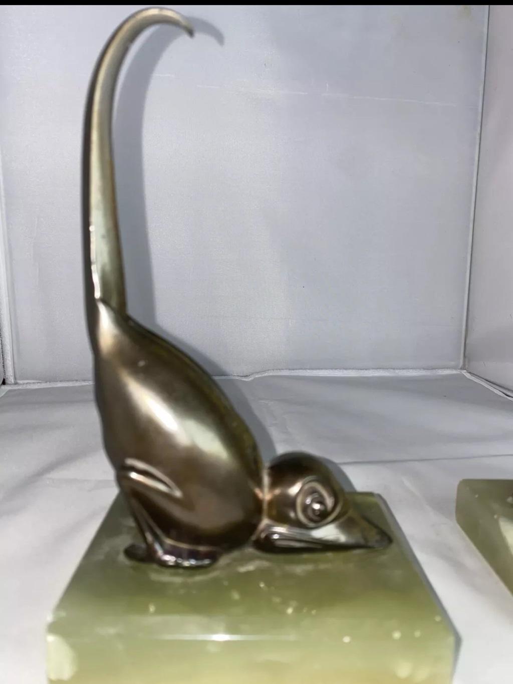 Marcel Bouraine Art Deco Bronze Bird Bookends 1930s - Etsy