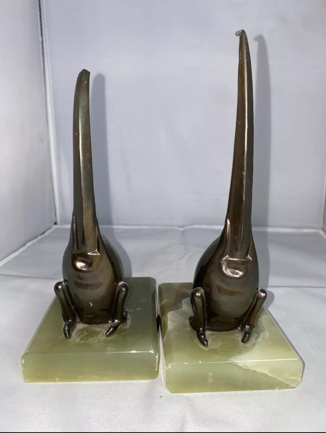 Marcel Bouraine Art Deco Bronze Bird Bookends 1930s - Etsy