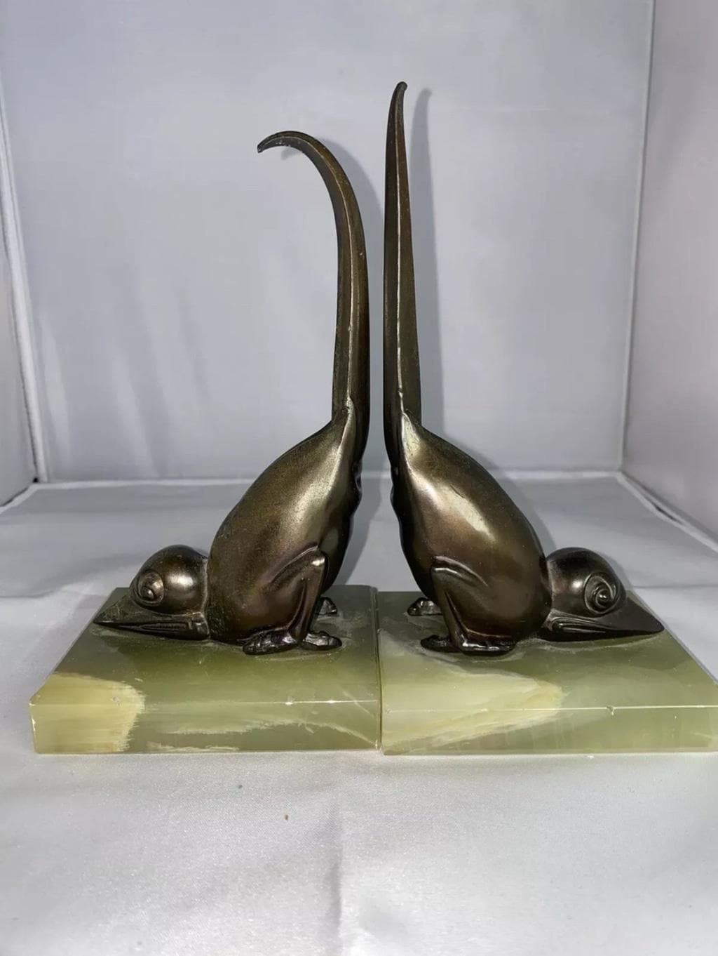 Marcel Bouraine Art Deco Bronze Bird Bookends 1930s - Etsy