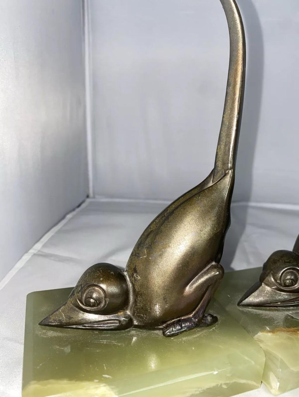 Marcel Bouraine Art Deco Bronze Bird Bookends 1930s - Etsy