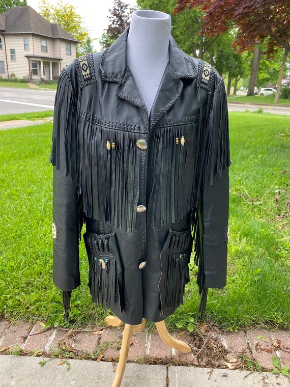 Scully leather fringe jacket - Gem