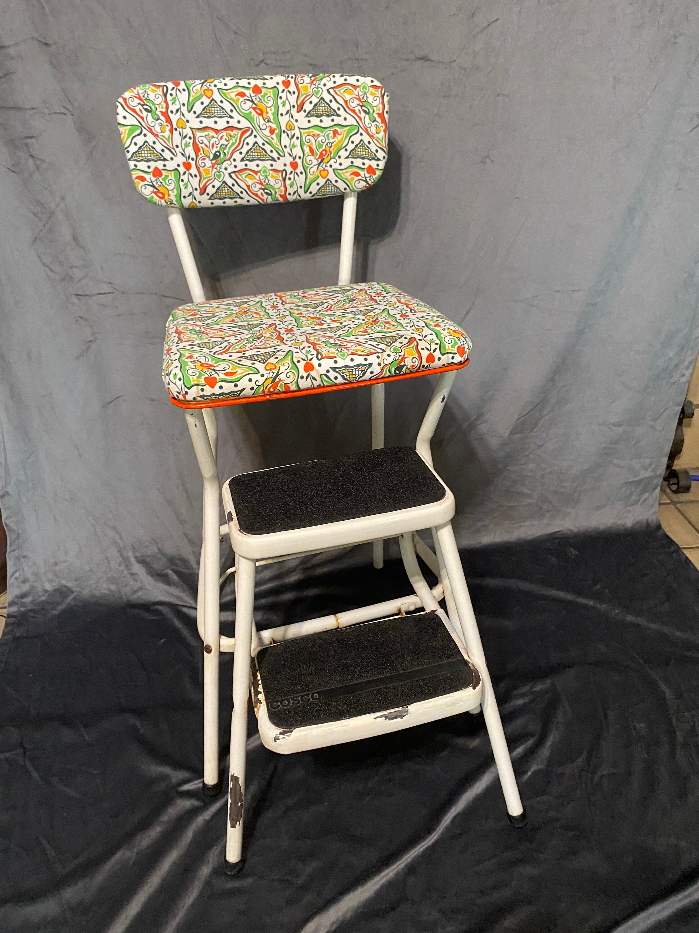 Vintage Refurbished Costco Step Stool - Etsy