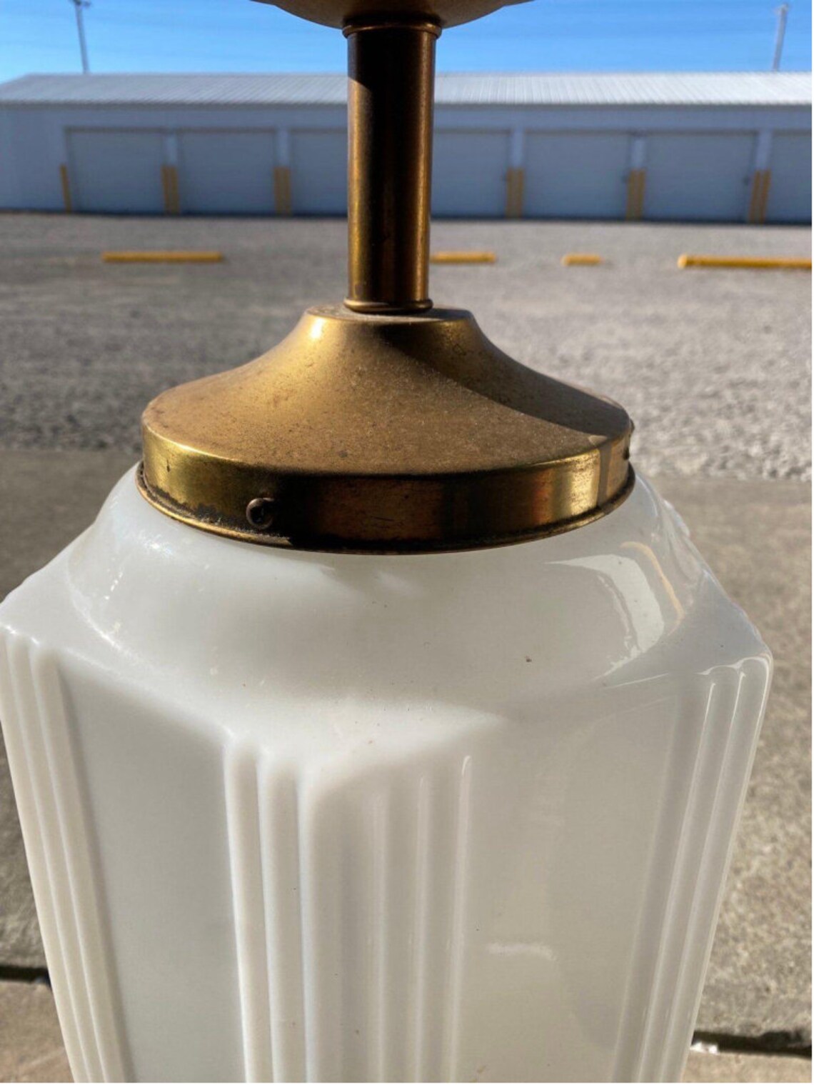 Large Skyscraper Shade Ceiling Light Flush Mount Art Deco Lighting - Etsy