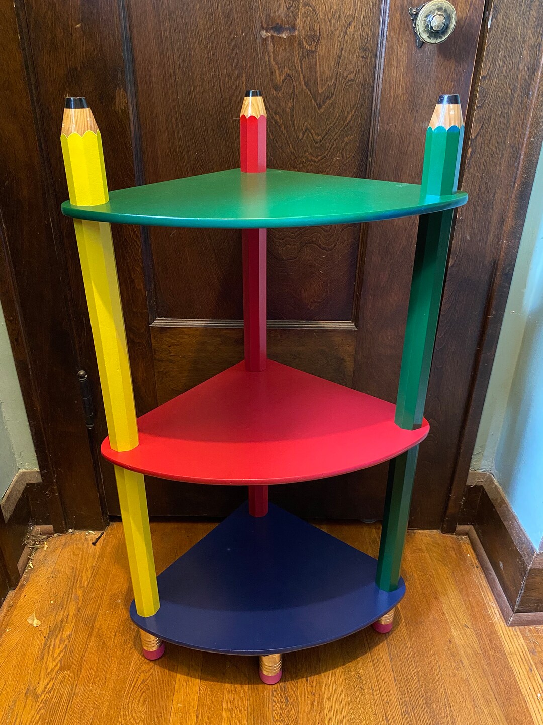 Multicolored Pencil Shelf - Etsy