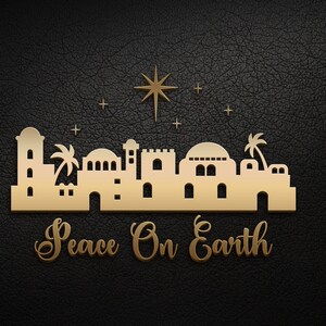 Christmas Bethlehem Scene SVG PNG for Cricut and Silhouette, Christmas ...