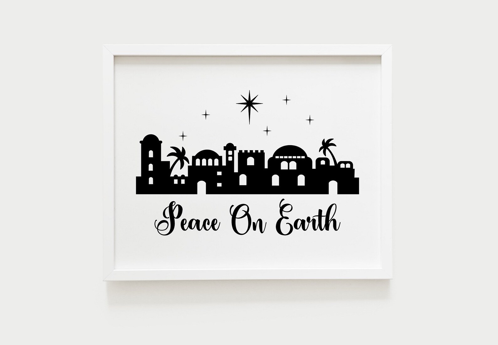 Christmas Bethlehem Scene SVG PNG for Cricut and Silhouette - Etsy
