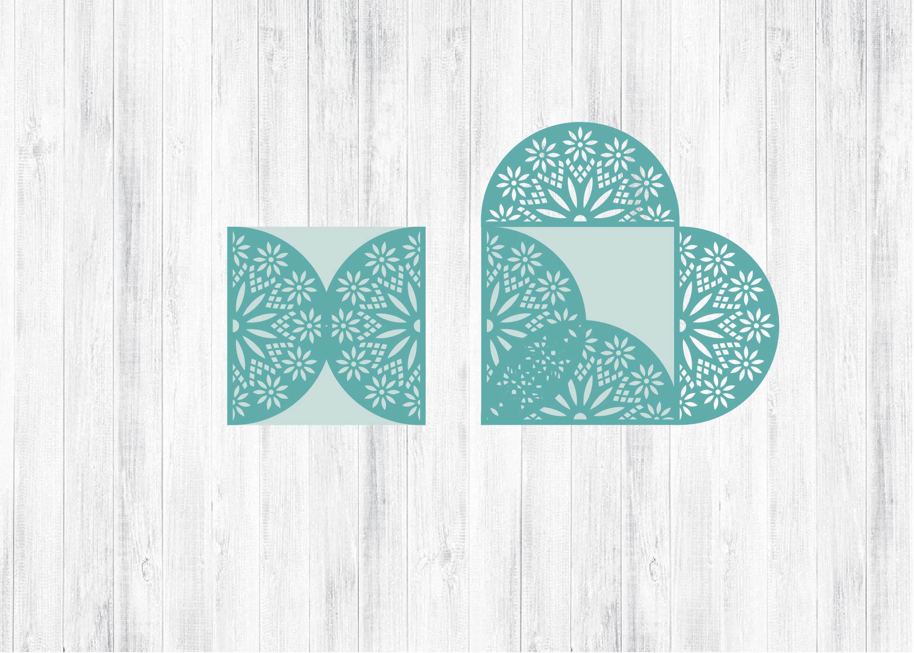 Card Pattern Bundle SVG PNG for Cricut and Silhouette, Card Template ...