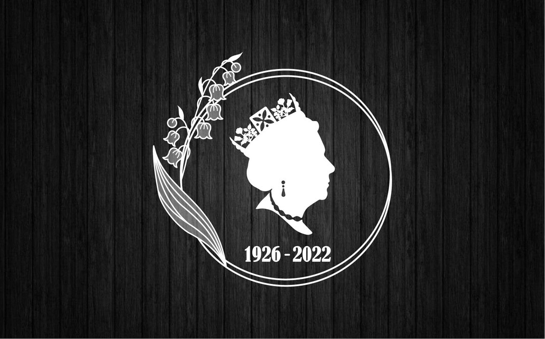 Queen Elizabeth Portrait SVG PNG for Cricut and Silhouette, Queen ...