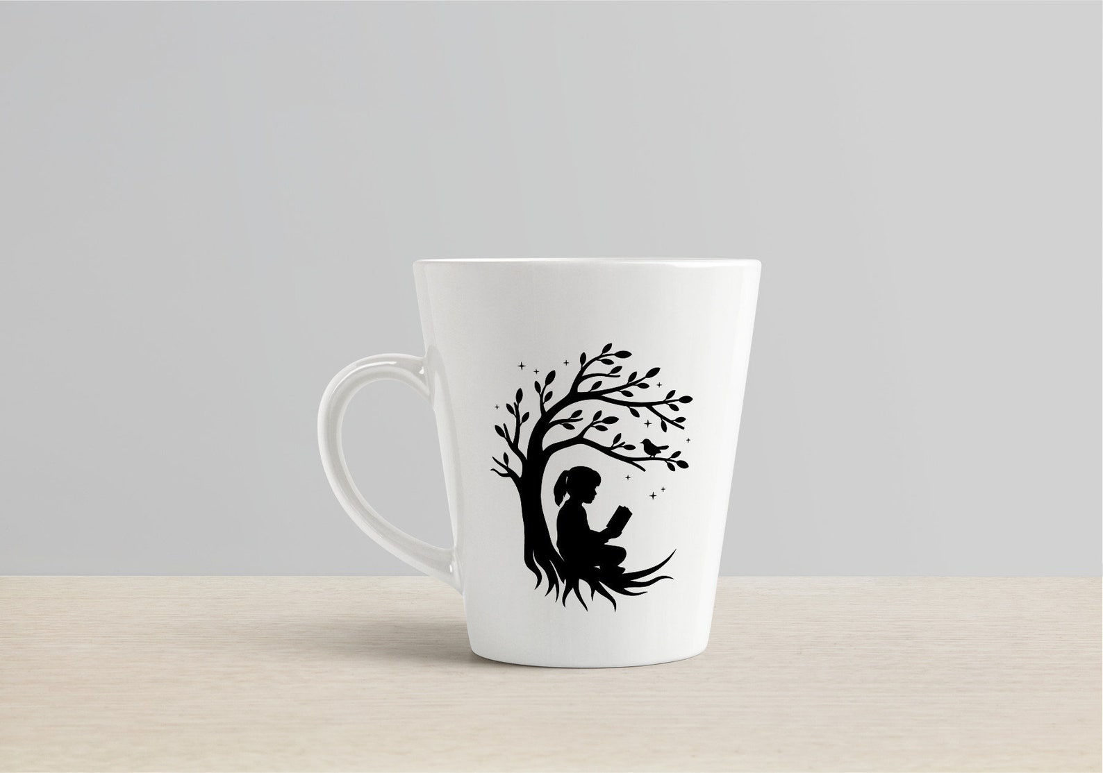 Girl Reading Under the Tree SVG PNG for Scrapbook Cricut and - Etsy UK