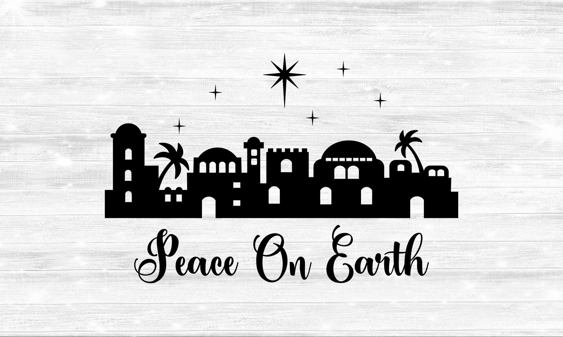 Christmas Bethlehem Scene SVG PNG for Cricut and Silhouette - Etsy