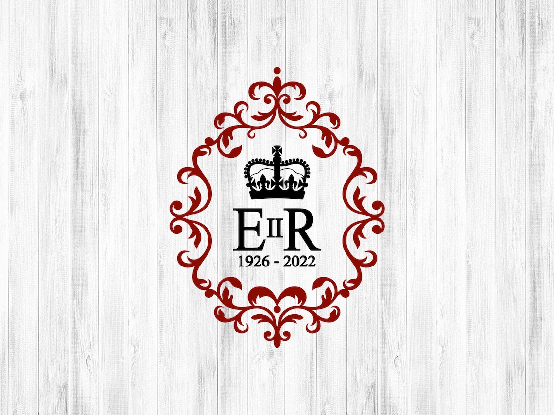 Queen Elizabeth SVG PNG Template for Cricut Silhouette and - Etsy
