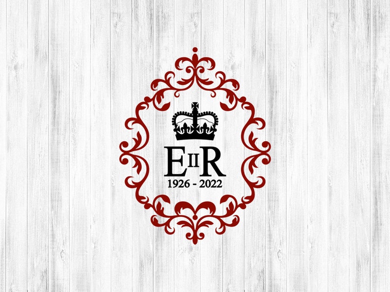 Queen Elizabeth SVG PNG Template for Cricut Silhouette and - Etsy