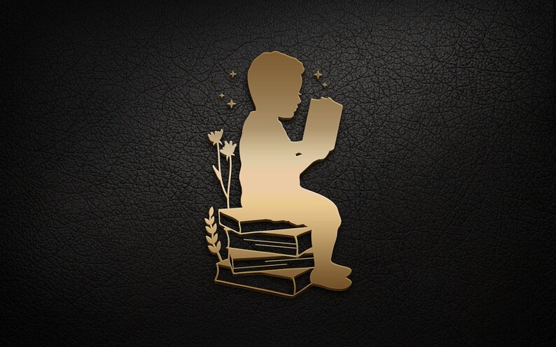 Boy Reading SVG PNG for Cricut and Silhouette, Book Lover Svg, Love ...