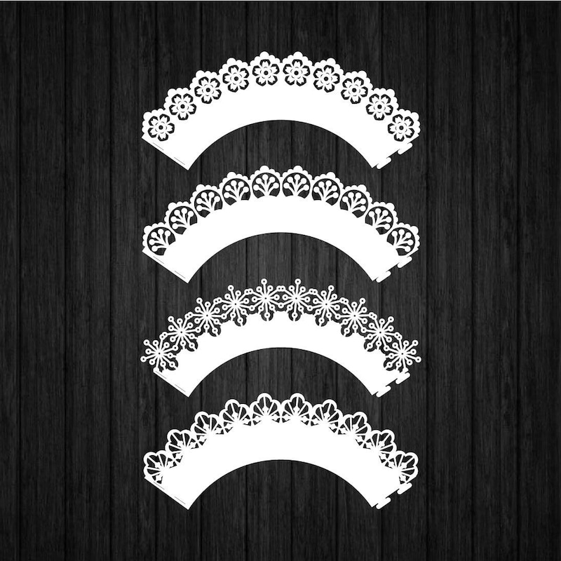 Wedding Cupcake Wrappers - Etsy