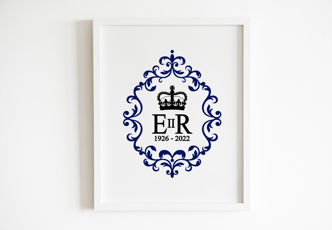 Queen Elizabeth SVG PNG Template for Cricut Silhouette and - Etsy