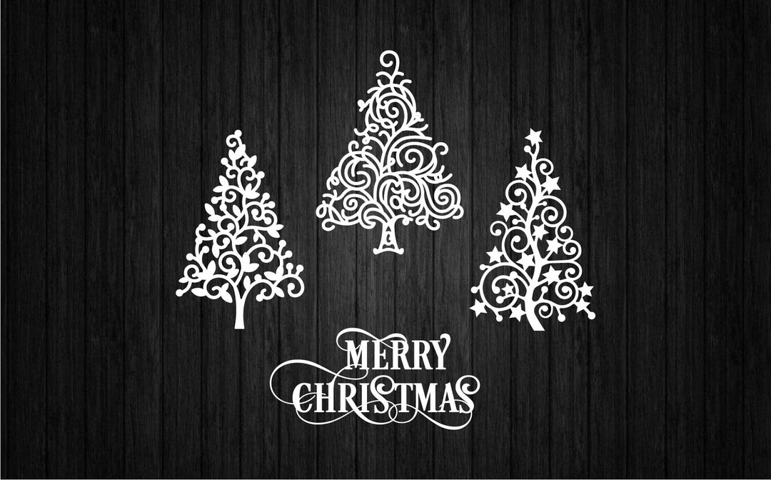Beautiful Christmas Tree Bundle SVG PNG for Cricut and Silhouette ...