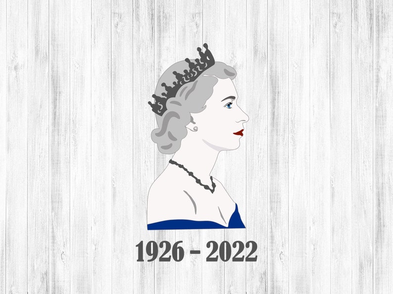 Queen Elizabeth SVG PNG for Cricut and Silhouette Queen - Etsy