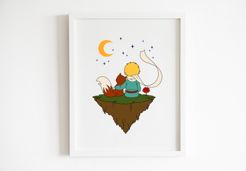 The Little Prince SVG PNG for Cricut and Silhouette Le Petit - Etsy