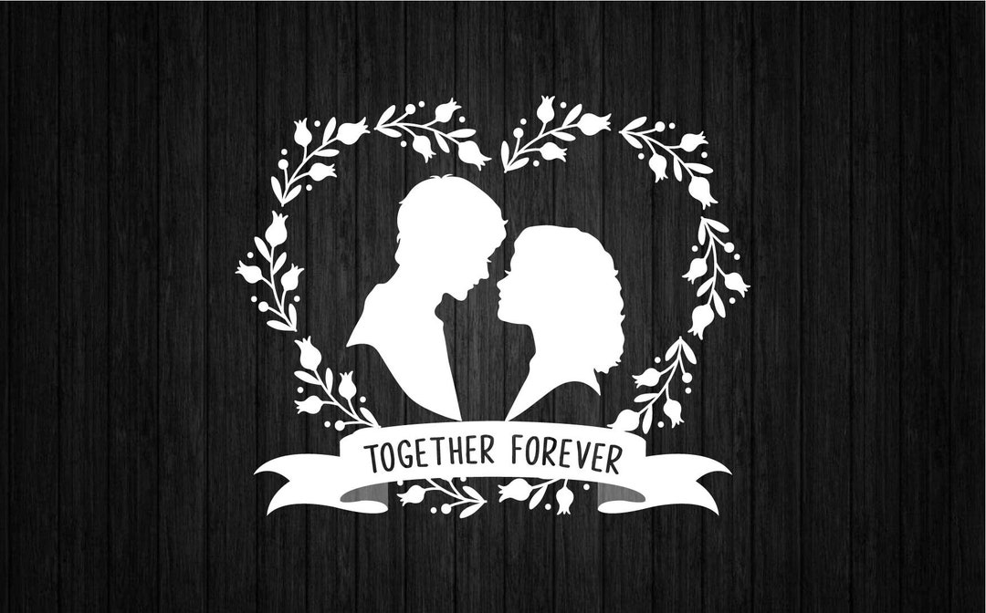 Together Forever SVG PNG, Mr & Mrs SVG, Wedding Svg, Marriage Svg ...