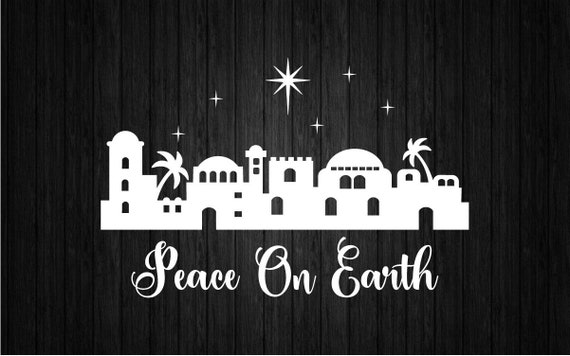 Christmas Bethlehem Scene SVG PNG for Cricut and Silhouette | Etsy