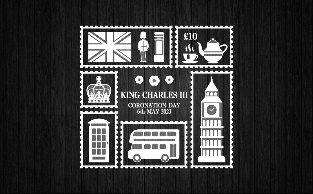 King Charles III Coronation Day SVG PNG for Cricut and Silhouette ...