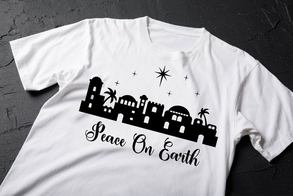 Christmas Bethlehem Scene SVG PNG for Cricut and Silhouette - Etsy