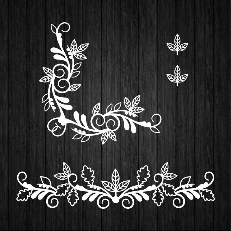 Vine Border Svg - Etsy