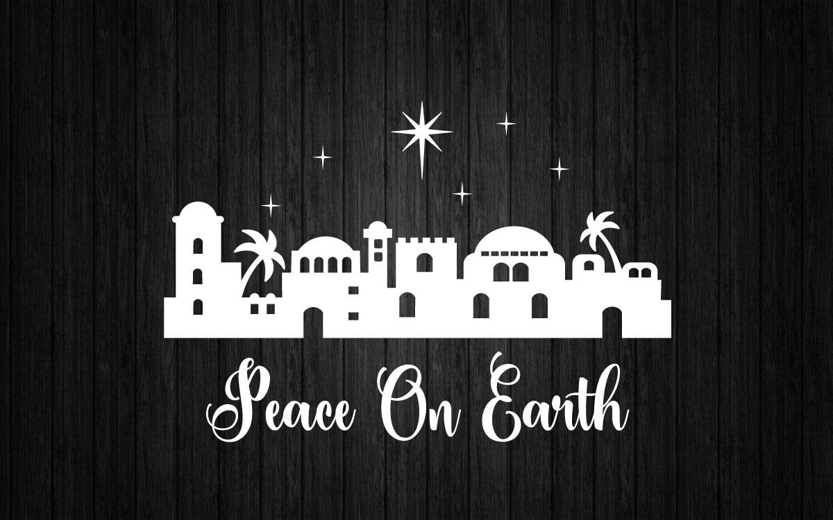 Christmas Bethlehem Scene SVG PNG for Cricut and Silhouette | Etsy