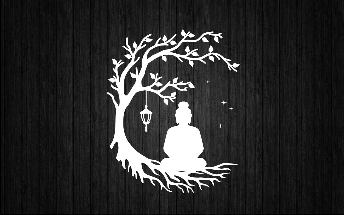 Buddha Under a Tree SVG PNG for Cricut and Silhouette Buddha - Etsy ...