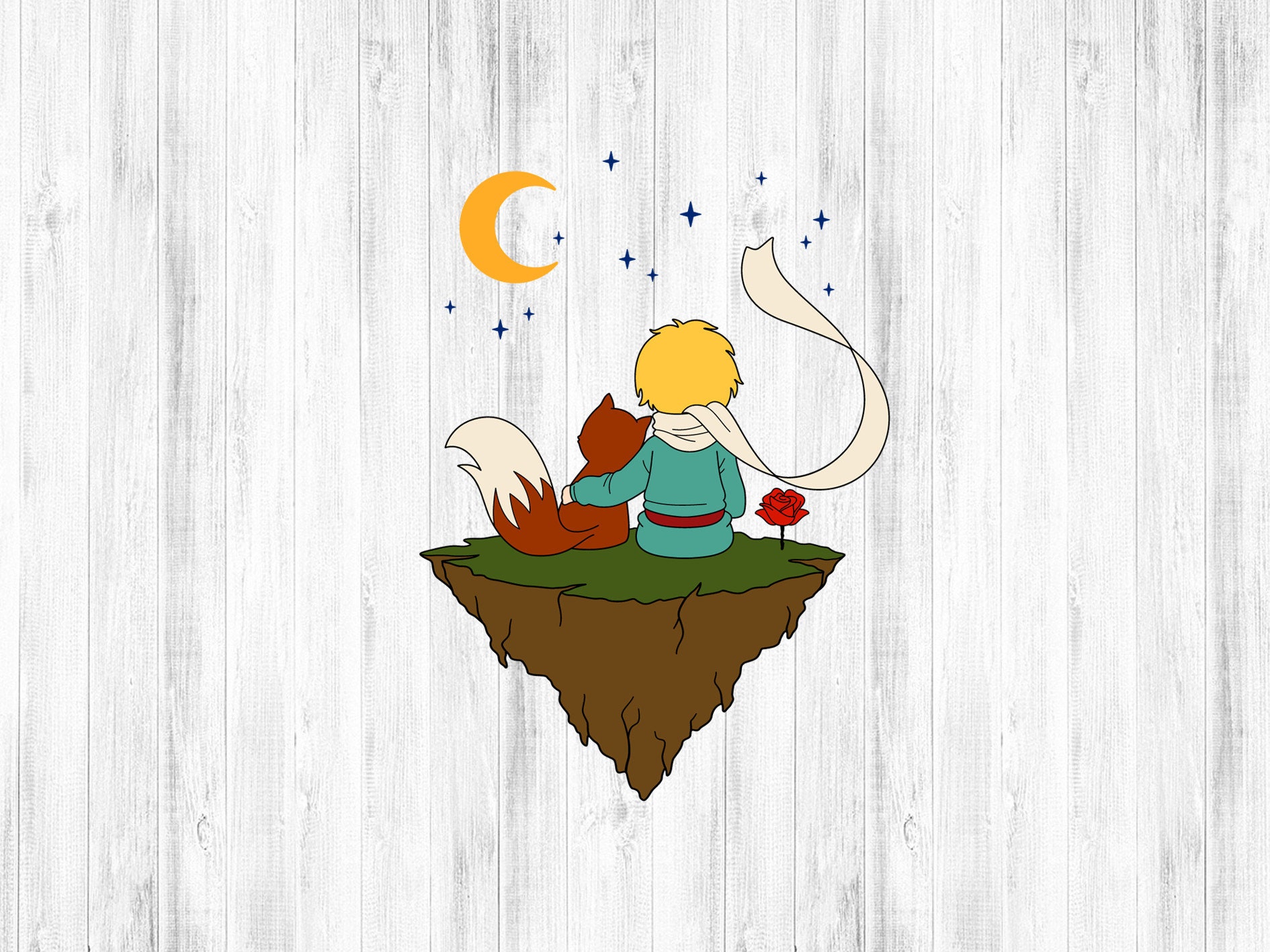 The Little Prince SVG PNG for Cricut and Silhouette Le Petit - Etsy
