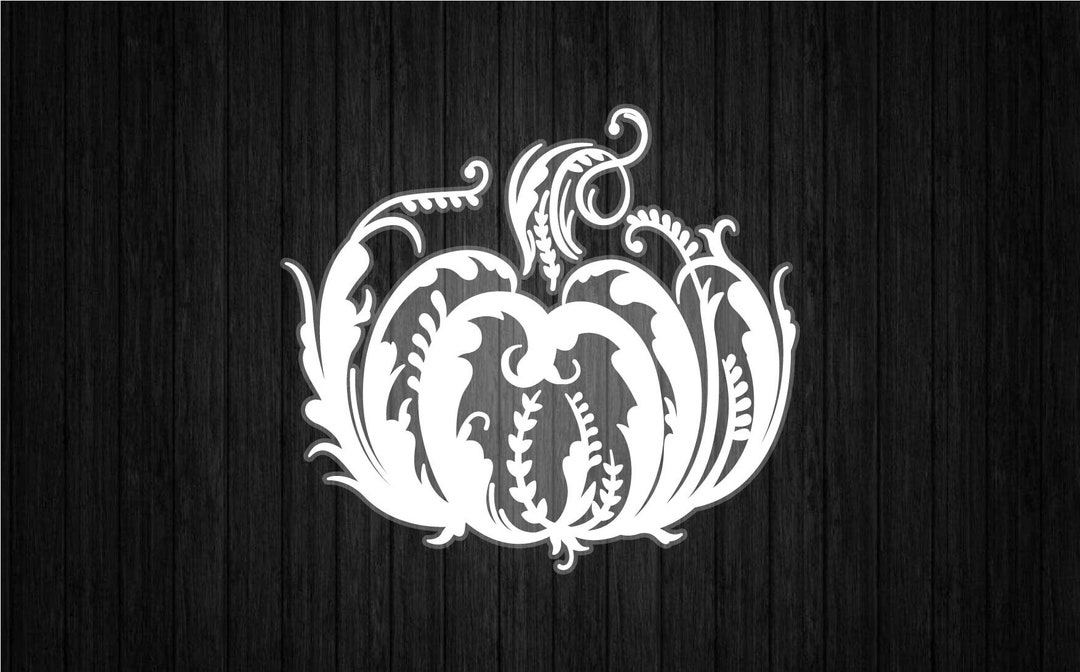 Autumn Pumpkin Template SVG PNG for Cricut and Silhouette, Autumn Svg ...