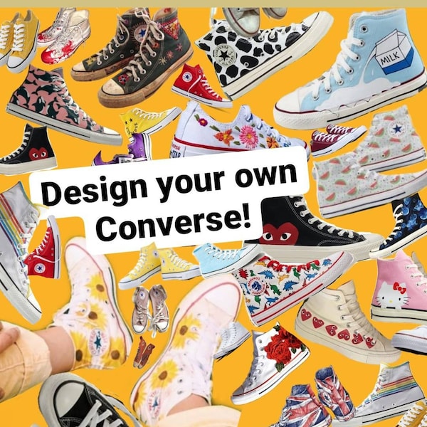 Customize Your Own Converse - Etsy