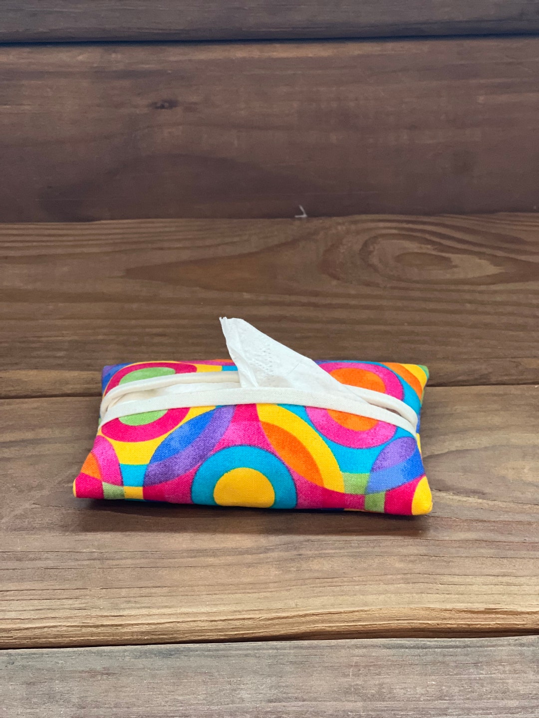 Geo Circles Tissue Holder | Facial Tissue Holder | Pocket Tissue Holder ...